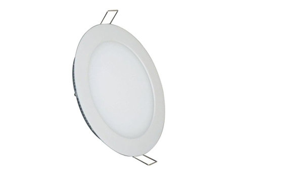 Ultra Slim 5500k / 6000K Round LED Panel Light 15 W For Meeting Room / Factory