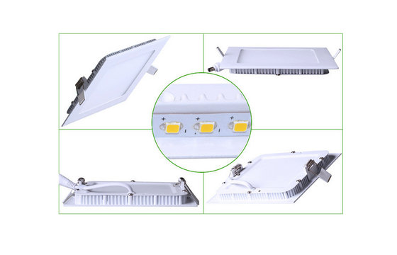 High Bright Flat 25W Square LED Panel Light Epistar SMD 2835 3000K - 6000K
