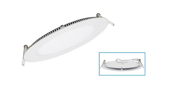 Engergy Saving Round Recessed Led Panel Light 6w / 12w / 18w For Interior Lighting