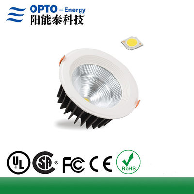 Restaurant Dimmable COB LED Led Office Ceiling Light / Warm White led downlights