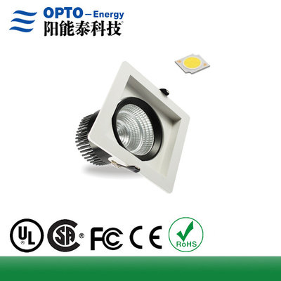 High Power Dimmable Square Led Ceiling Down light warm White & Cool White for Corridor