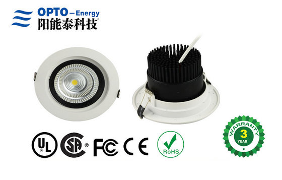 CRI 80 Led Ceiling Down Light 6 Inch 40W 85V - 277V for Office , Shopping Mall