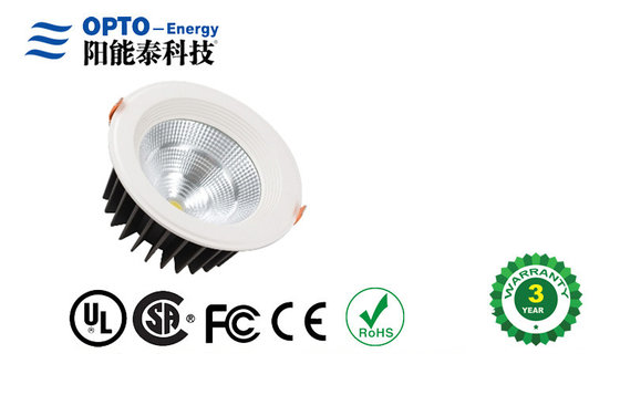 Living Room Warm White CRI 80 Square COB Led Ceiling Light / Downlight with Aluminum shell