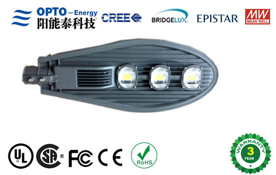 Aluminum & Tempering Glass Outdoor Led Street Lights High Power , 2800-3500K