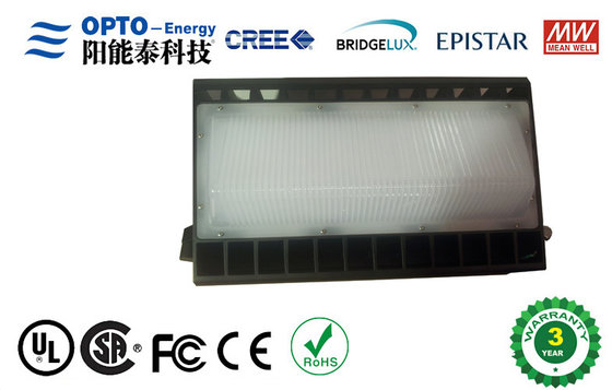 High Voltage 100W Ra 70 Led Wall Pack  fixtures With 180V - 480V 50 / 60Hz