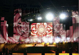 Flexible P 25 Outdoor Led Video Wall Media Facade Full Color 2R1G1B