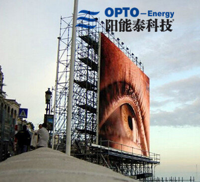 Advertising HD RGB Outdoor Led Media Façade / 2R2G2B P40 Led Strip Curtain Display