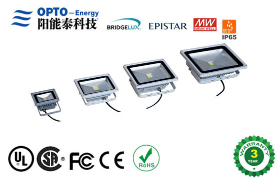Commercial 30W outside flood lights fixtures With MeanWell Led Driver / Epistar Bridgelux