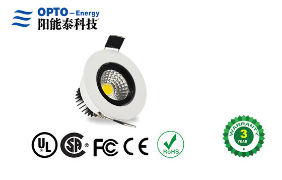 20 W Dimmable Ceiling COB LED Down Light Fixture Recessed Warm White / Pure White 60 Degree