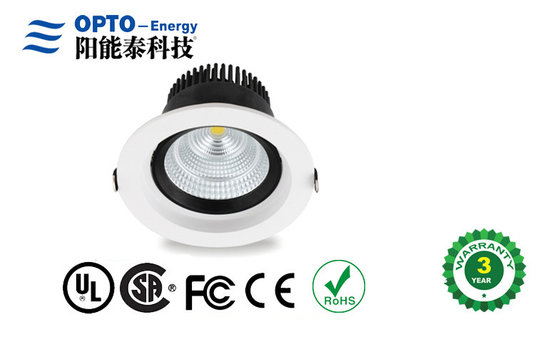 20 W Dimmable Ceiling COB LED Down Light Fixture Recessed Warm White / Pure White 60 Degree