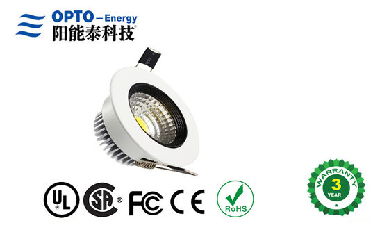 20 W Dimmable Ceiling COB LED Down Light Fixture Recessed Warm White / Pure White 60 Degree