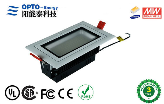 Aircraft aluminum 48W Rotating SamSung Led Ceiling Light 5500K - 6000K for Display Case