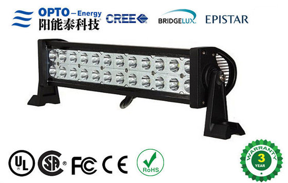 10V - 30V DC Cree LED Light Bars IP67 72W With Die-cast Aluminum Housing
