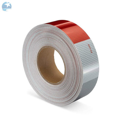 High Visibility DOT-C2 Conspicuity Tape 6" Red/6" White (2”x150’ Roll )