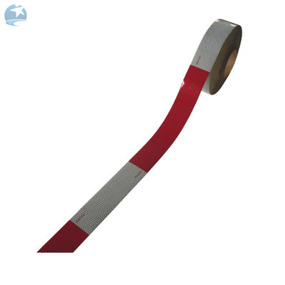 DOT-C2 Reflective Tape Red And White Ultra Bright Honeycomb Polygonal Reflective Strip