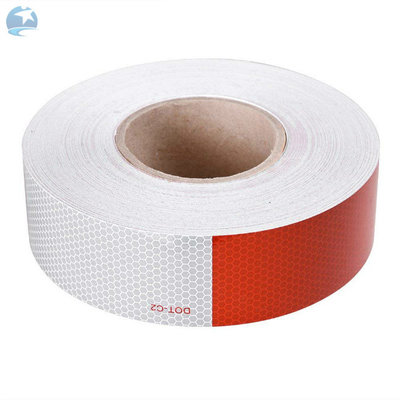 High Visibility DOT-C2 Conspicuity Tape 6" Red/6" White (2”x150’ Roll )