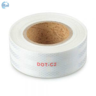 Utility Trailer DOT Reflective Tape , Prism Dot Reflective Stickers Truck Marking