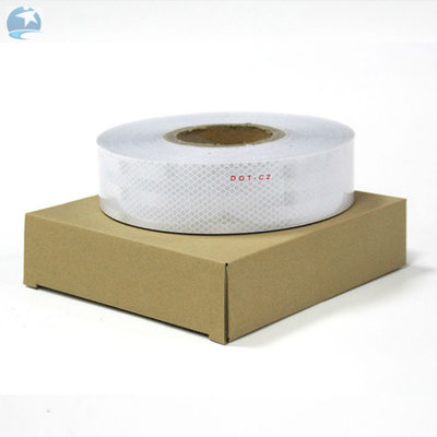 Utility Trailer DOT Reflective Tape , Prism Dot Reflective Stickers Truck Marking