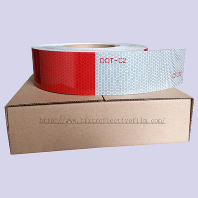 Road Reflective Conspicuity Tape , DOT C2 Segmented Reflective Tape Truck Marking