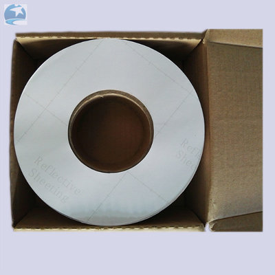 Safety Reflective Conspicuity Tape , Vehicle Conspicuity Marking Tape White And Red