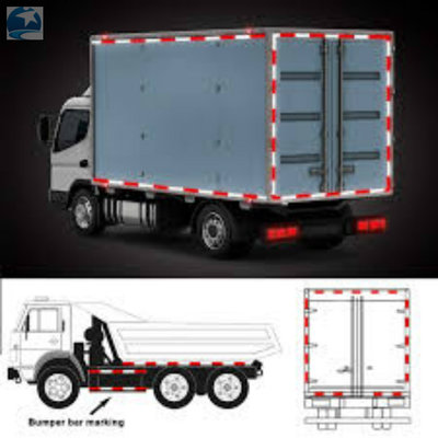 Prism Reflective Conspicuity Tape White Truck Semi Trailer Support 5cm X 45.7m