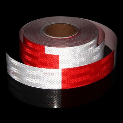 Trailer Reflective Conspicuity Tape , Prismatic 6 Inch Class 1 Reflective Tape