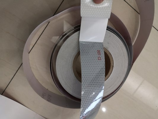 Red And White Dot C2 Reflective Tape For Trailers Trucks Vehicles 12" Or 18" Each Patch