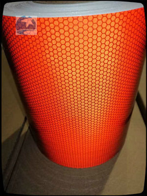 High Intensity Grade Reflective Safety Tape  , Emergency Vehicle Uv Reflective Tape