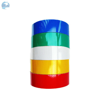 Road High Intensity Reflective Tape Paper Backing PMMA Material 5CM X 45.7M