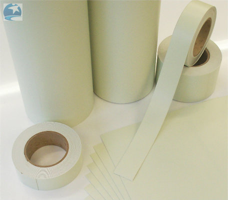 Printable Photoluminescent Vinyl Film , Luminescent Plastic Sheet Vinyl Emergency Escape Lighting