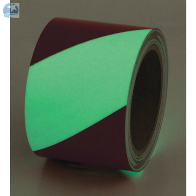 Printable Photoluminescent Vinyl Film , Luminescent Plastic Sheet Vinyl Emergency Escape Lighting