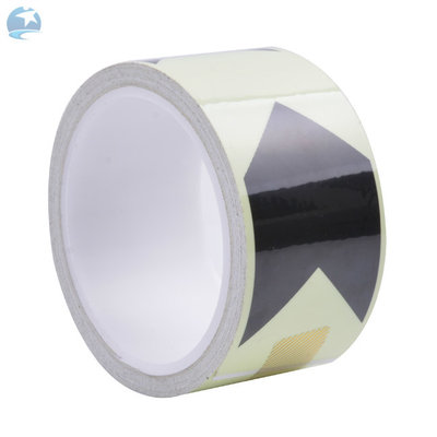 50mm Exit Sign Photoluminescent Reflective Tape Waterproof PET Material High Energy