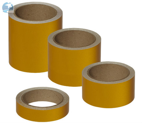 Diamond Grade Reflective Sheeting Engineer Grade 2 Inch Yellow Color 160 Microns