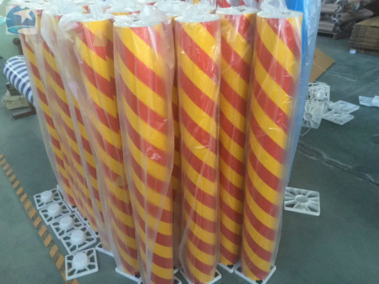 Conspicuity Commercial Grade Reflective Sheeting Yellow Red Stop Sign Support
