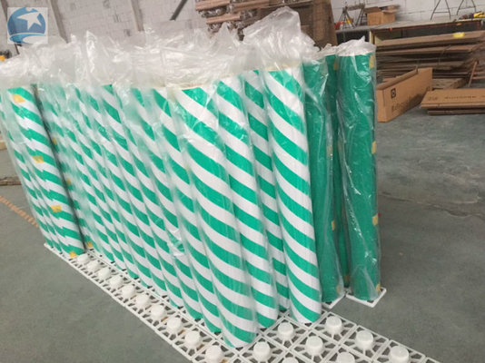 Hazard Commercial Grade Reflective Sheeting , Green And White Reflective Tape