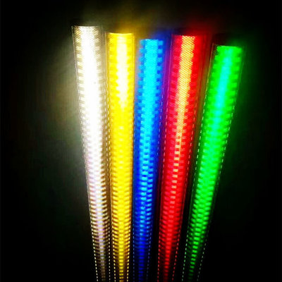 Red High Intensity Reflective Conspicuity Tape PC Or Acrylic Material Plastic Backing