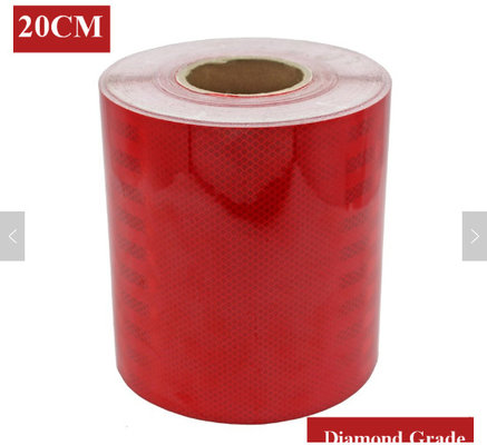 Diamond Grade Prismatic Reflective Sheeting , Self Adhesive Reflective Strips 20CM*45M