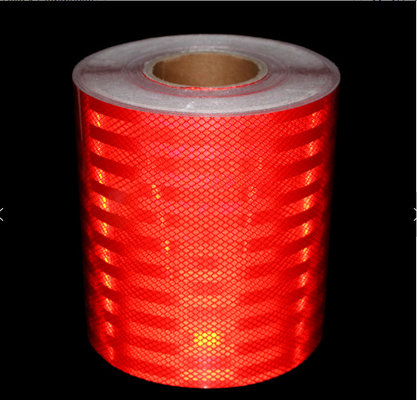 Diamond Grade Prismatic Reflective Sheeting , Self Adhesive Reflective Strips 20CM*45M