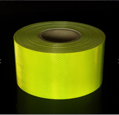 Adhesive 3m Fluorescent Yellow Green Reflective Tape for Traffic Signs 10CM * 45M