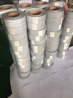 Marine Grade Retro Reflective SOLAS Tape Silver With Self Adhesive