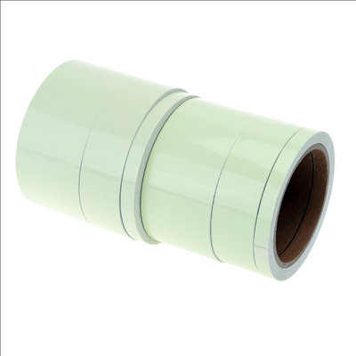 Green Glow In The Dark Safety Tape Anti Slip Stairs Doors Support Flexible 5cm X 10m