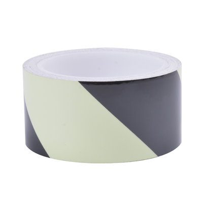 50mm Glow In The Dark Floor Marking Tape Photoluminescent Waterproof High Energy