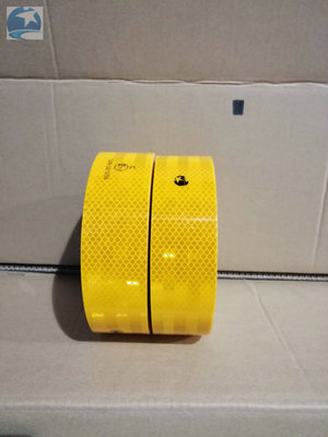 Semi Trailer ECE 104 Reflective Tape , Automotive Yellow Retro Reflective Tape