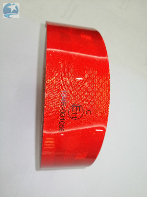 Red Ece104 Tape VCA Approvals Retroreflective Cars Vehicle Marking Aluminized