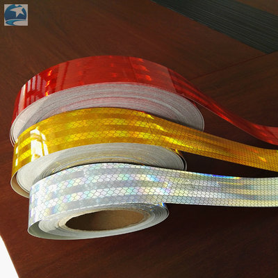 Red Ece104 Tape VCA Approvals Retroreflective Cars Vehicle Marking Aluminized