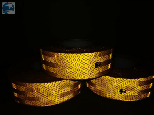 Auto Prismatic Reflective Tape ECE104  Solid Yellow Curtain Grade 50mm x 45.7m