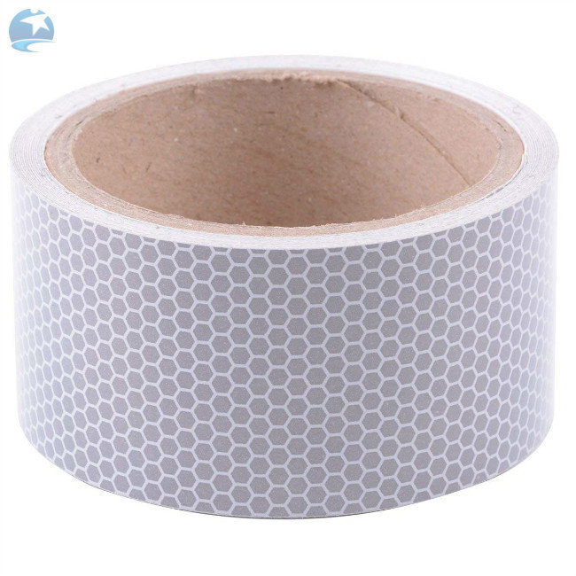 Truck Retro DOT Reflective Tape Self Adhesive High Intensity Solid White PET Material