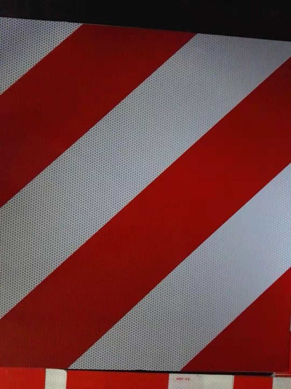 Red And White Reflective Safety Tape For Vehicles Trailers Equipments DIN 30710