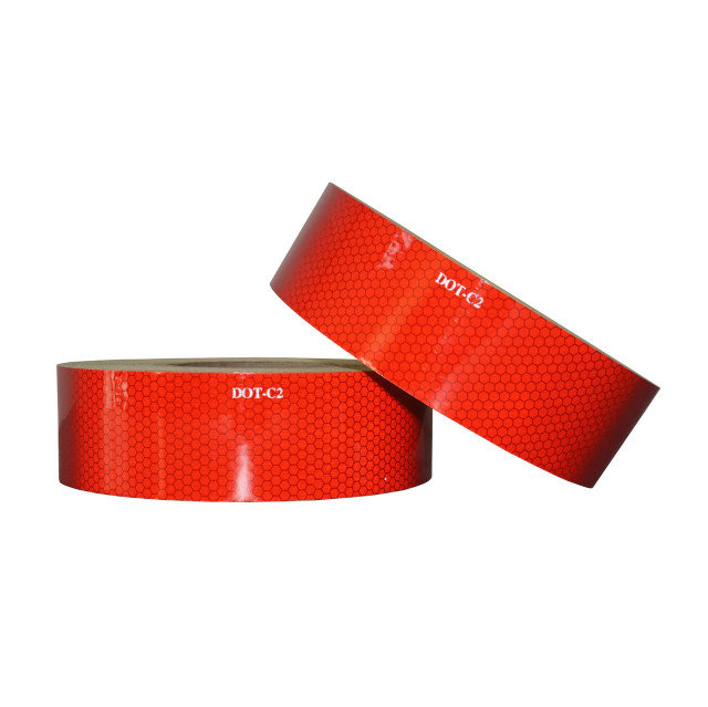 Road High Intensity Reflective Tape Paper Backing PMMA Material 5CM X 45.7M