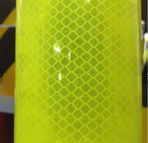 Adhesive 3m Fluorescent Yellow Green Reflective Tape for Traffic Signs 10CM * 45M